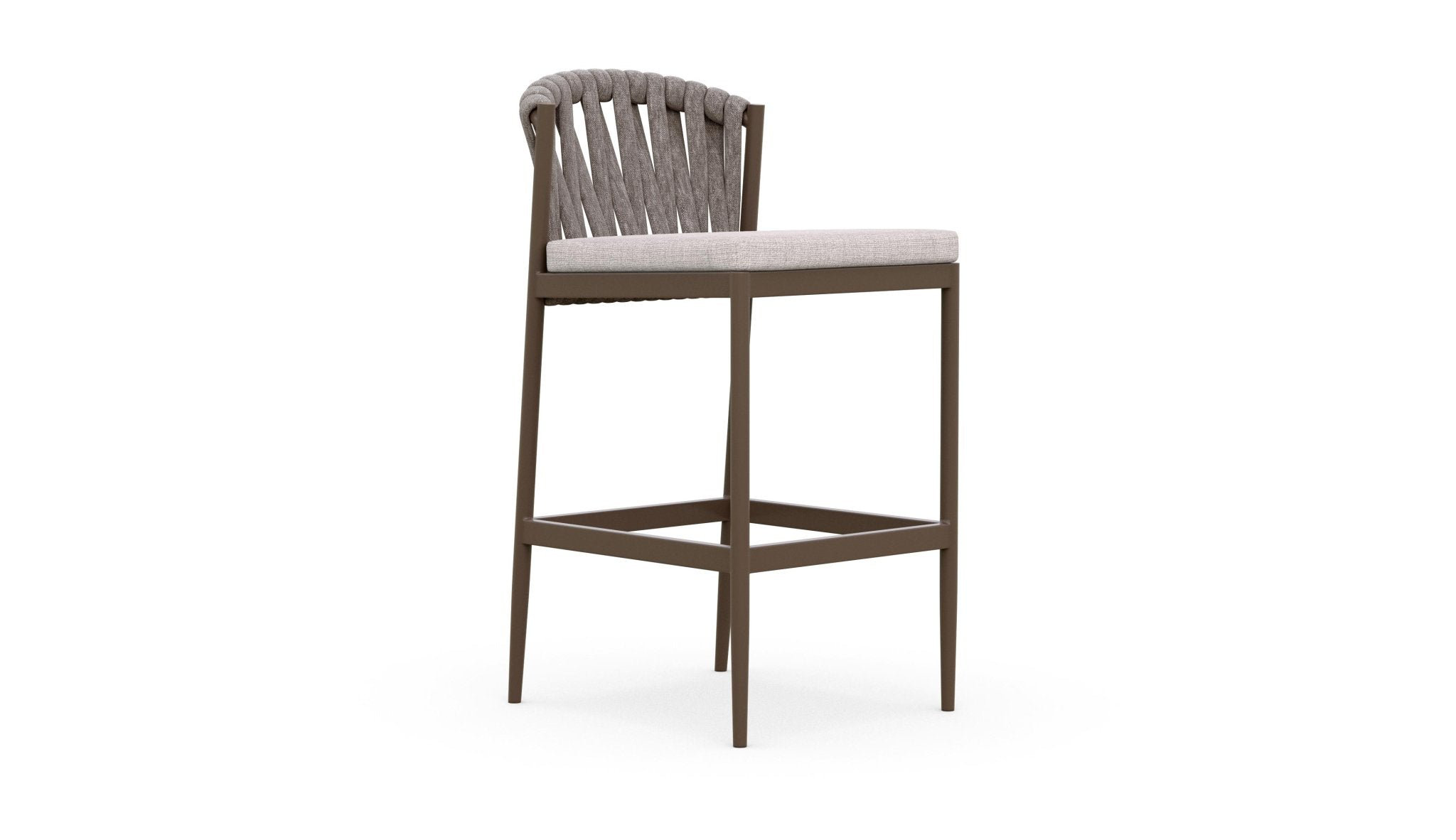 Azzurro Living Maui Bar Stool + Fawn Cushion | Perigold