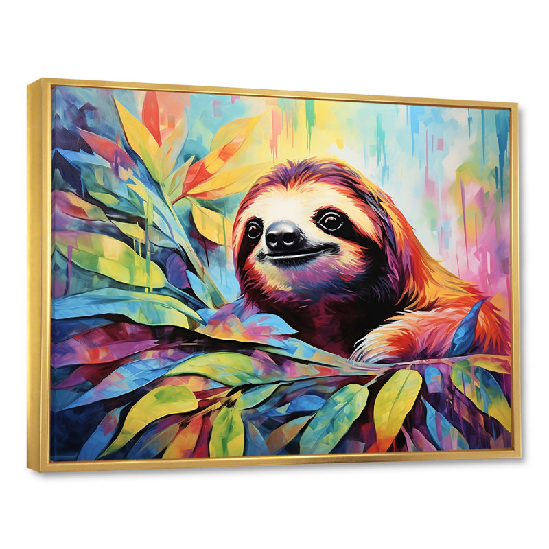 sloth pop art
