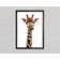 Bright Star Goofy Giraffe - Single Picture Frame Print on Canvas ...