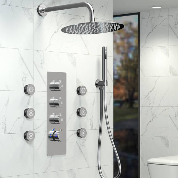 Wonderland America Complete Shower System with Rough in-Valve & Reviews ...