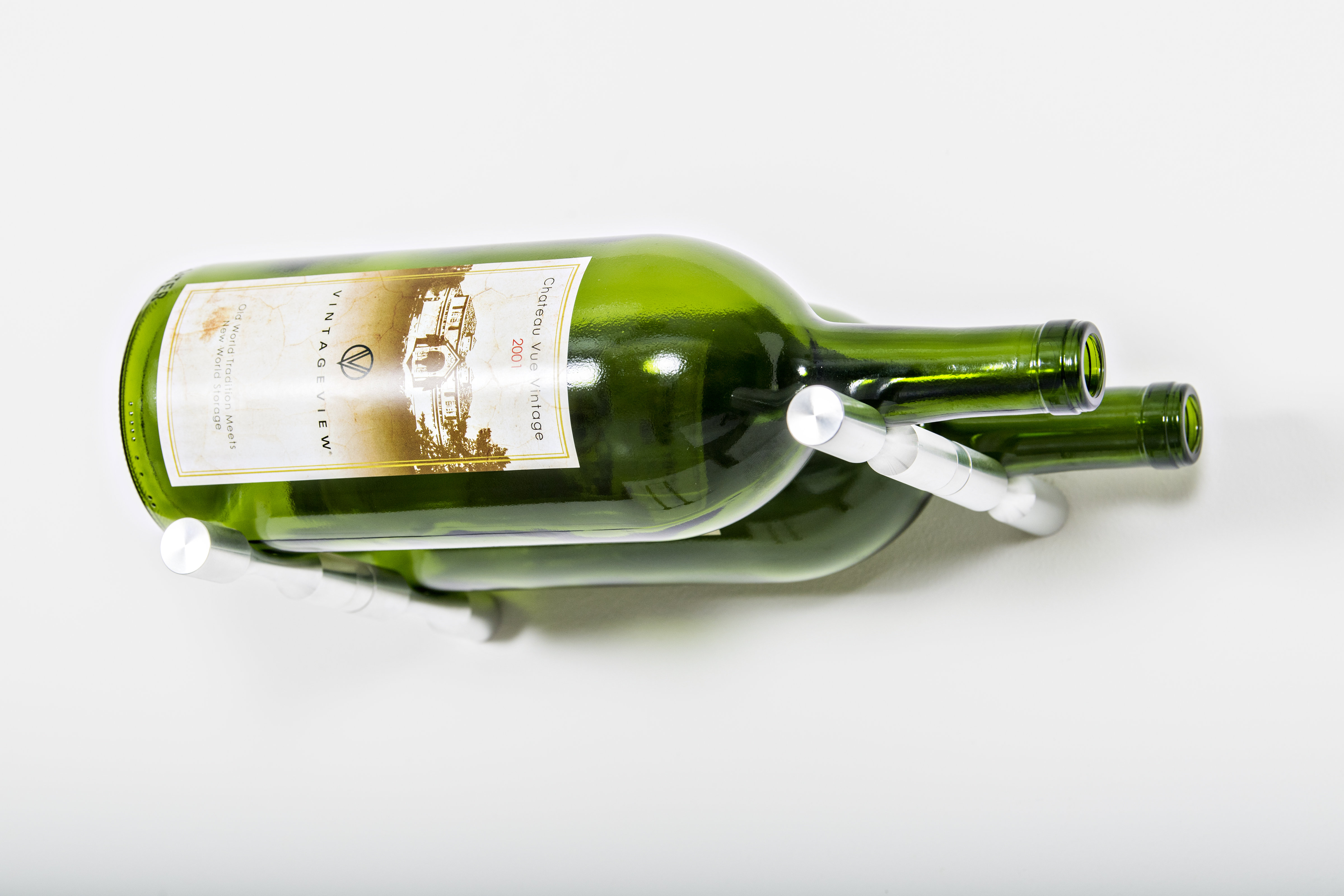 Winston Porter Jamyra 2 Bottle Wall Mounted Wine Bottle Rack For Magnum Bottles - Wayfair Canada