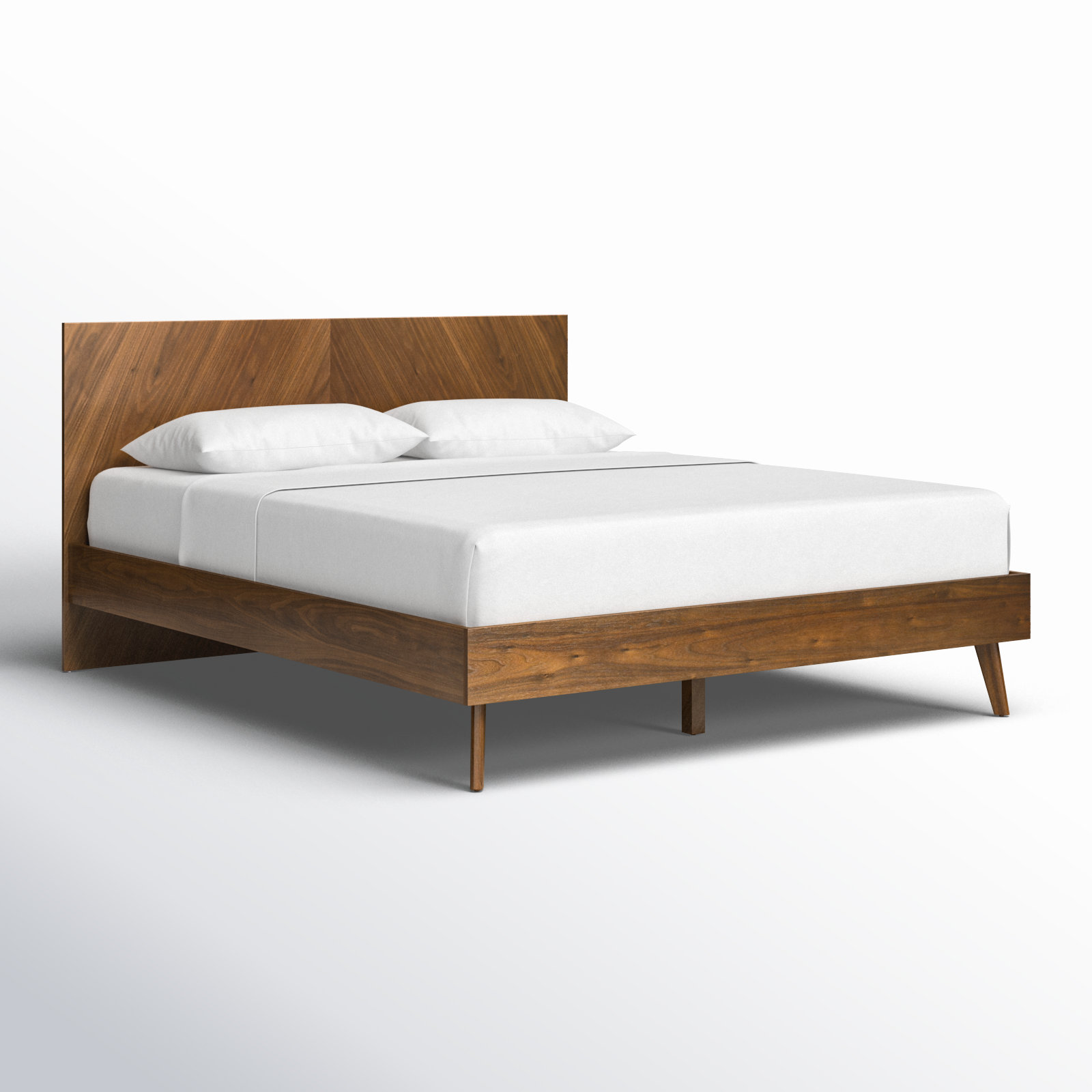 Wade Logan® Aukai Walnut Bed & Reviews | Wayfair