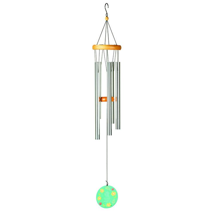 Arlmont & Co. Donterrio Metal Religious & Spiritual Wind Chime ...