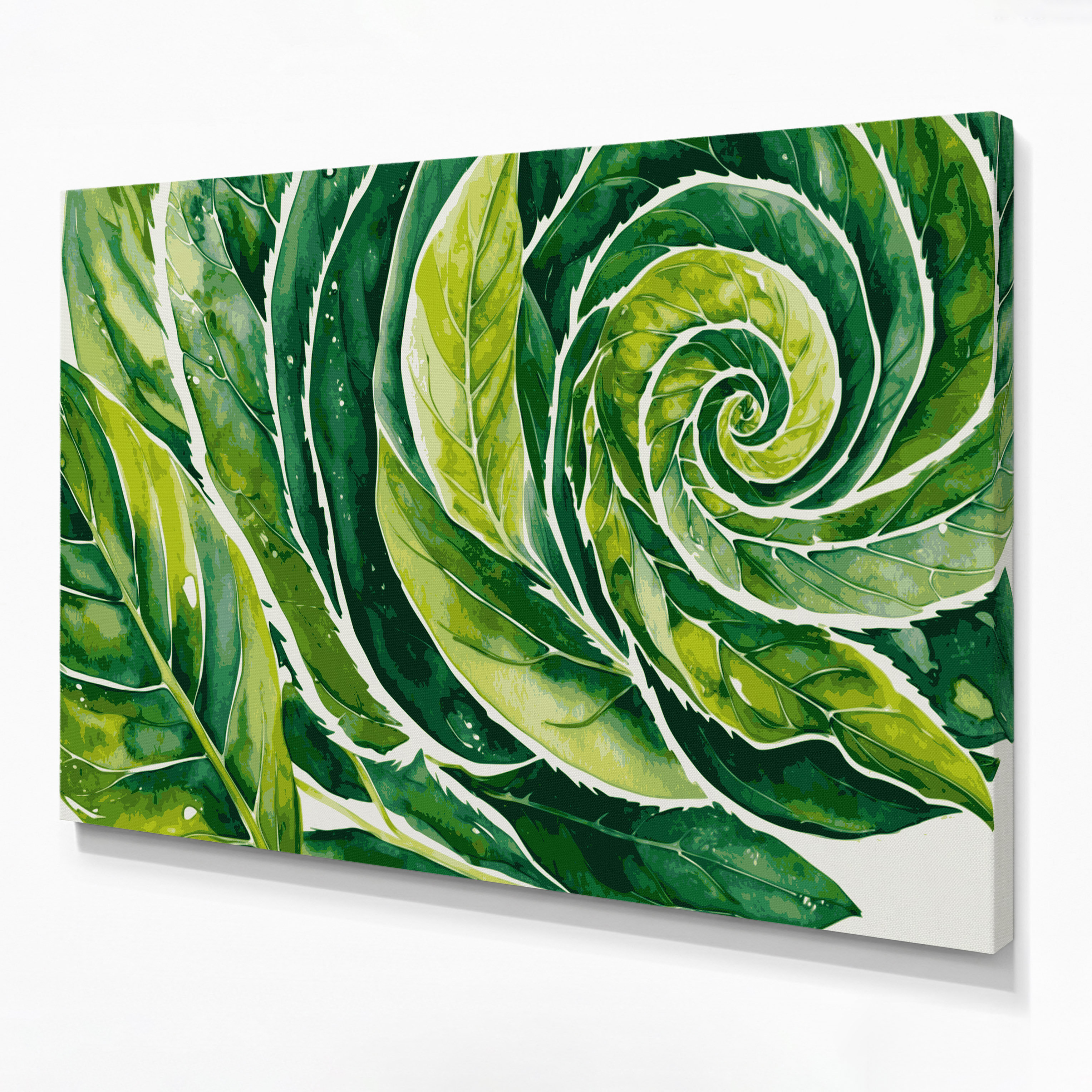 Latitude Run® Vegetables Tree Spinach Green Canvas Wall Art - Wayfair ...