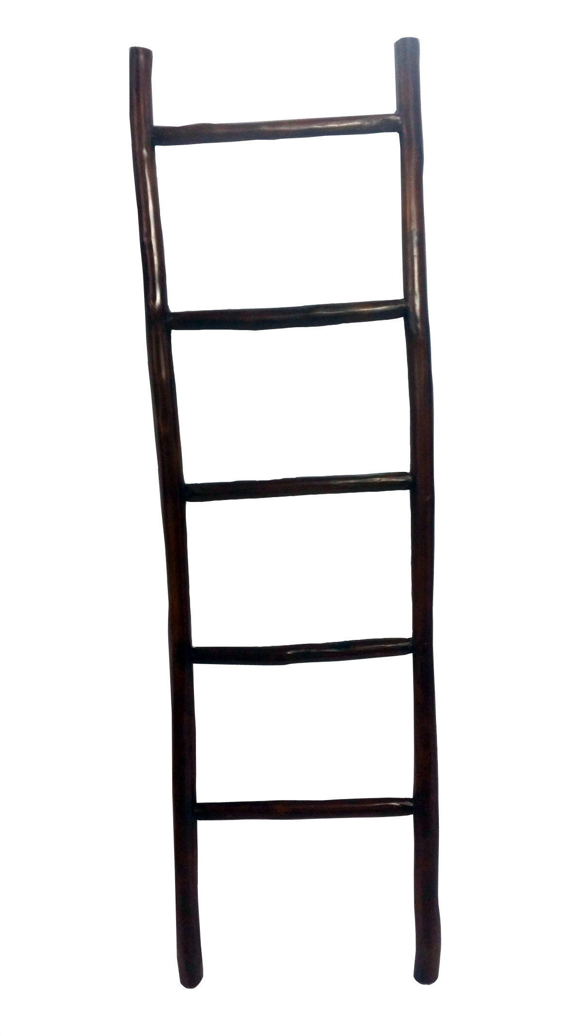 MGP 66" H Teak Log Ladder | Wayfair