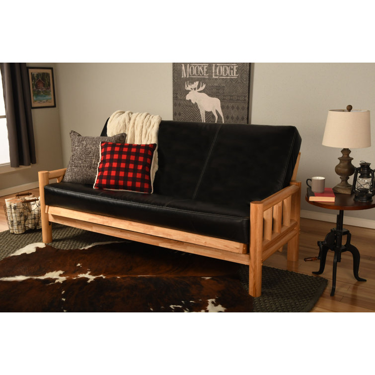 Union Rustic Himanshi Full 80" Futon Frame and Mattress & Reviews | Wayfair