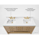 Sand & Stable™ Carrie 60" Double Bathroom Vanity Set & Reviews | Birch Lane