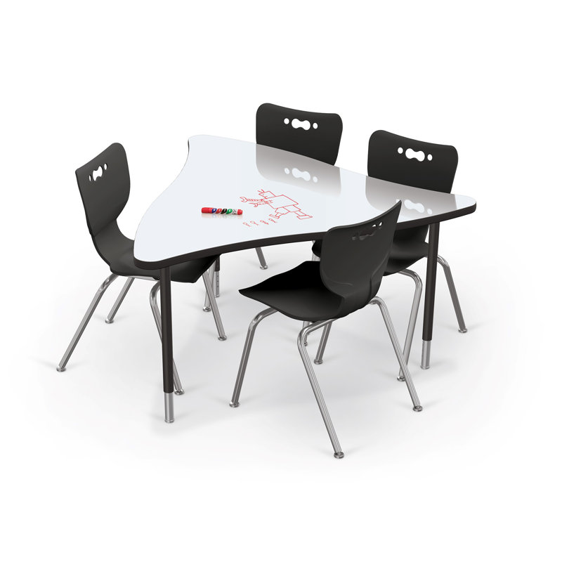 MooreCo Hierarchy Creator HPL Whiteboard Triangle Activity Table | Wayfair