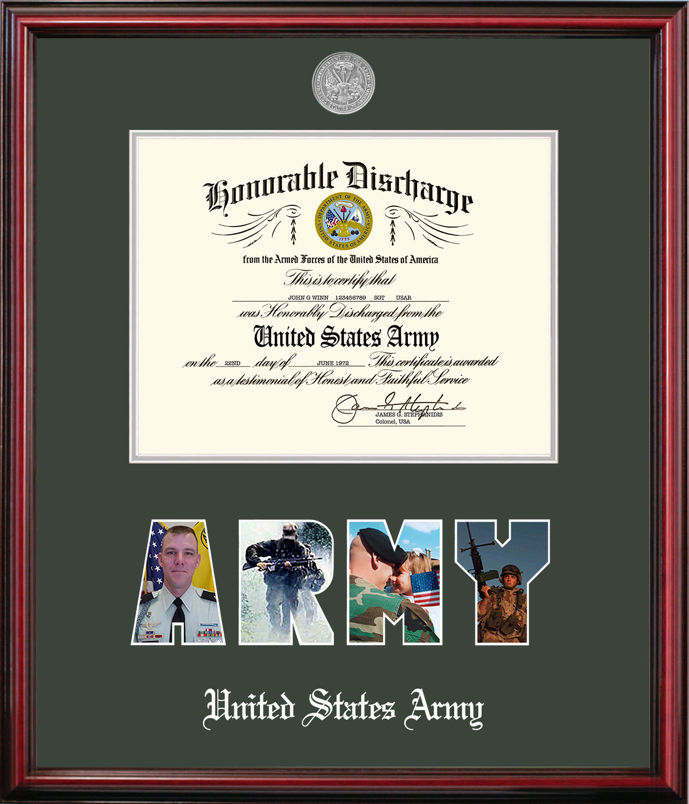 Patriot Frames Army Discharge Petite Picture Frame - Wayfair Canada