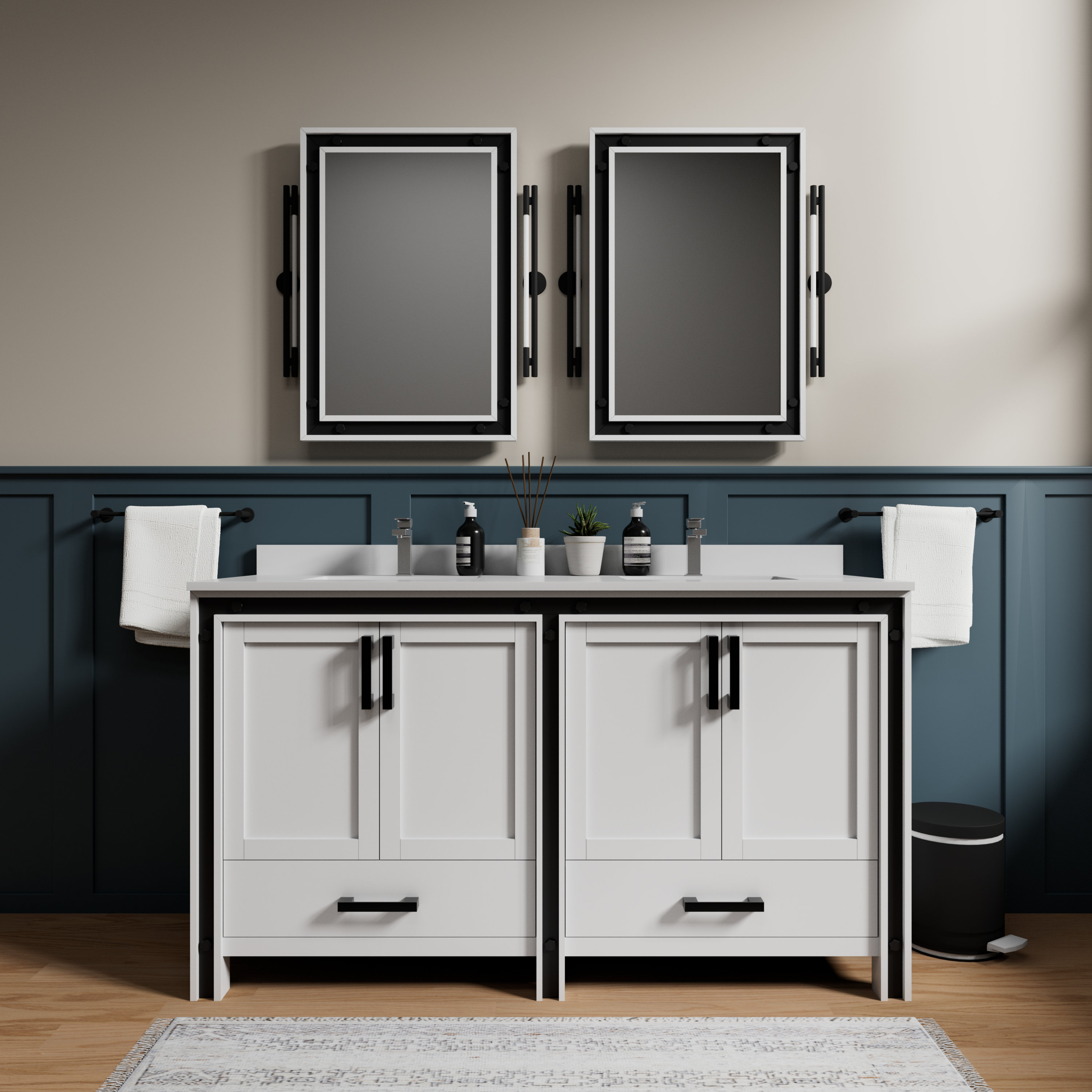 Lexora Ensemble de meuble-lavabo 60 po Ziva - Wayfair Canada