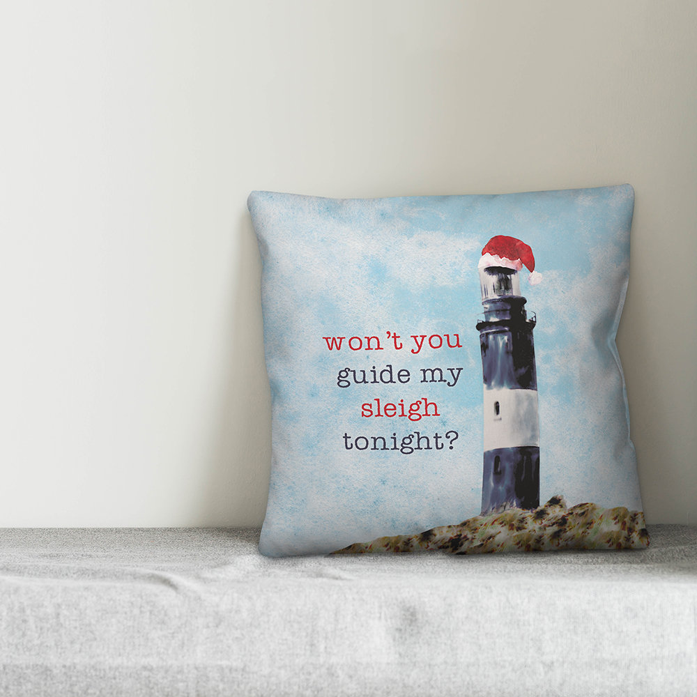 Designs Direct Creative Group Guide My Sleigh Tonight Throw Pillow ...