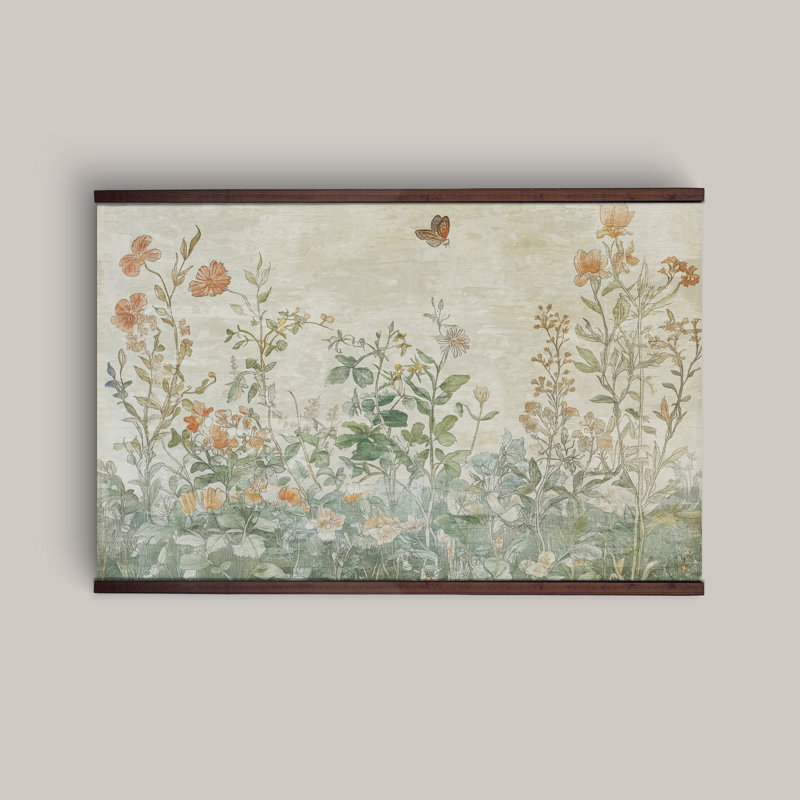 ART TERRITORY Extra Large Vintage Botanical Floral Tapestry, Oversized ...