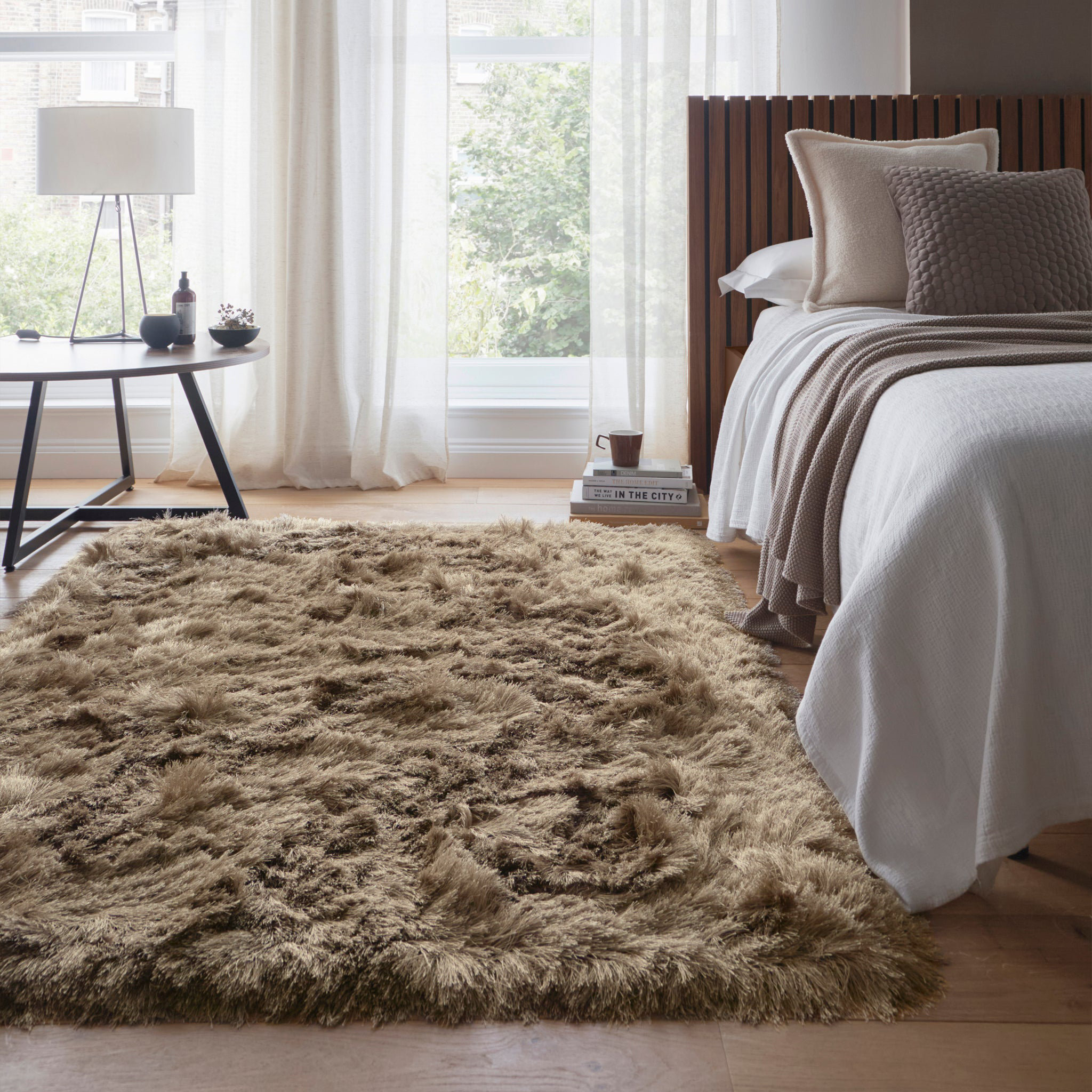Fairmont Park Glamour Deluxe Champagne 120x170cm Rug | Wayfair.co.uk