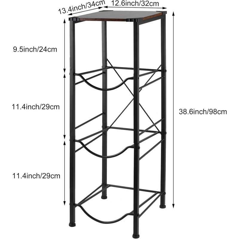 Ebern Designs 3-Tier Water Bottle Rack | Wayfair