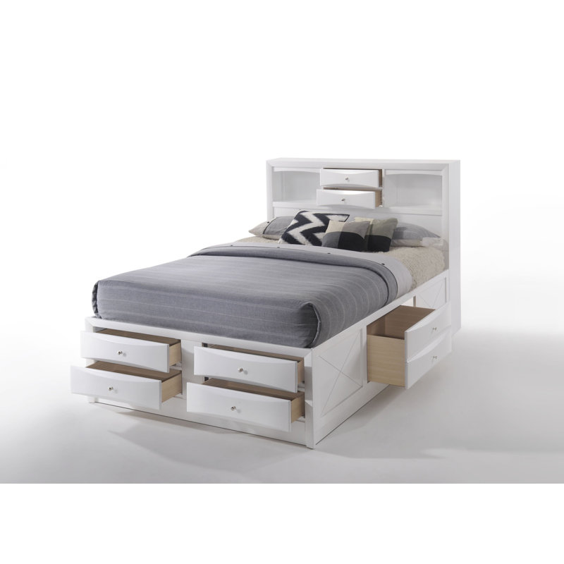 Lark Manor Crowson Bookcase Storage Bed & Reviews | Wayfair