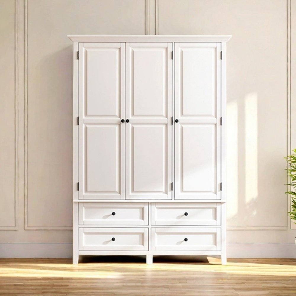 Parttlion American style retro simple wardrobe | Wayfair