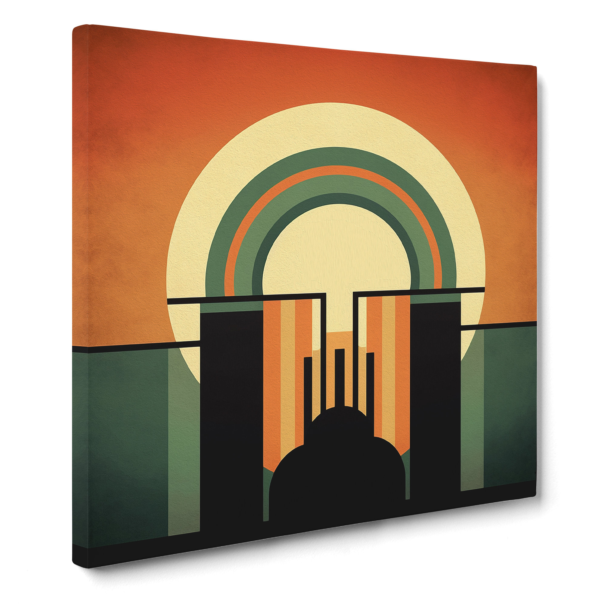 Marlow Home Co. Art Deco Sunset Minimalism No.2 - Art Prints | Wayfair ...