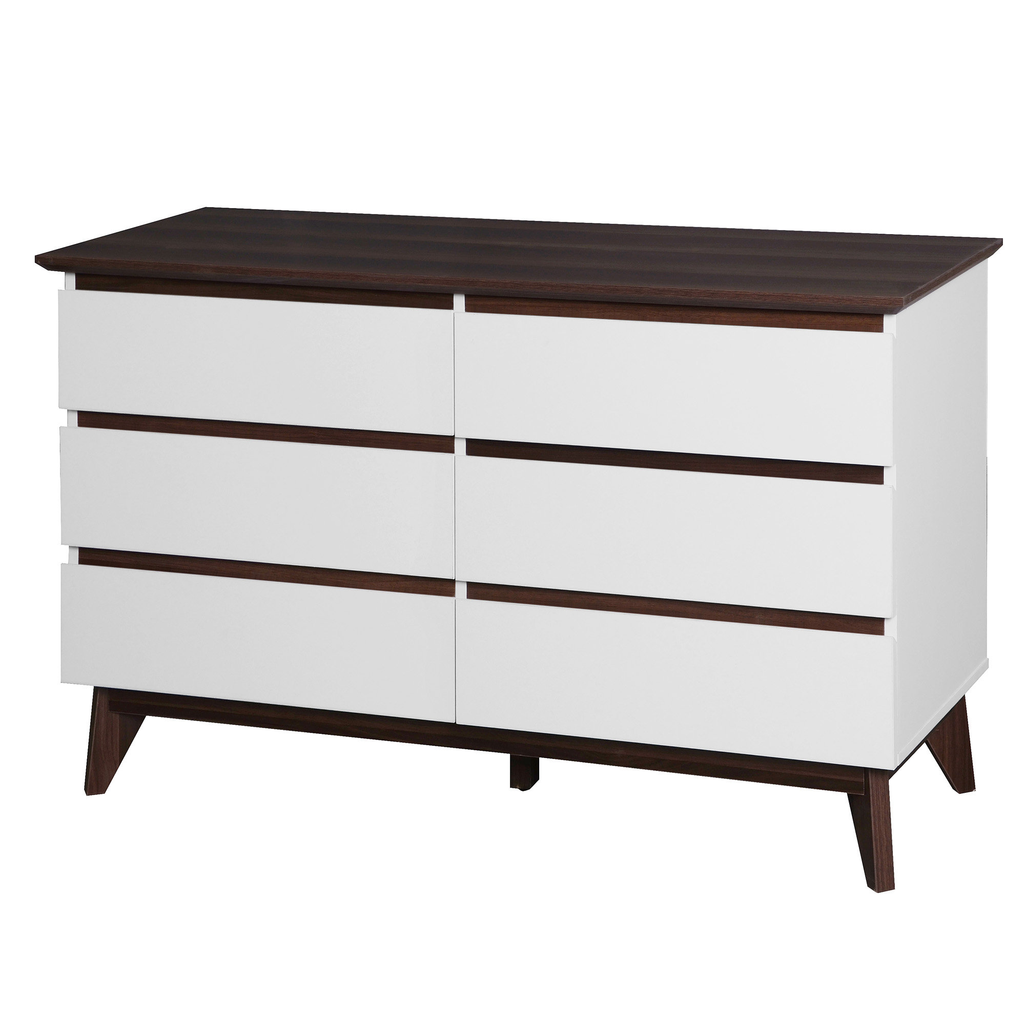 George Oliver Versatile Six-Drawer Storage Cabinet For All Rooms ...