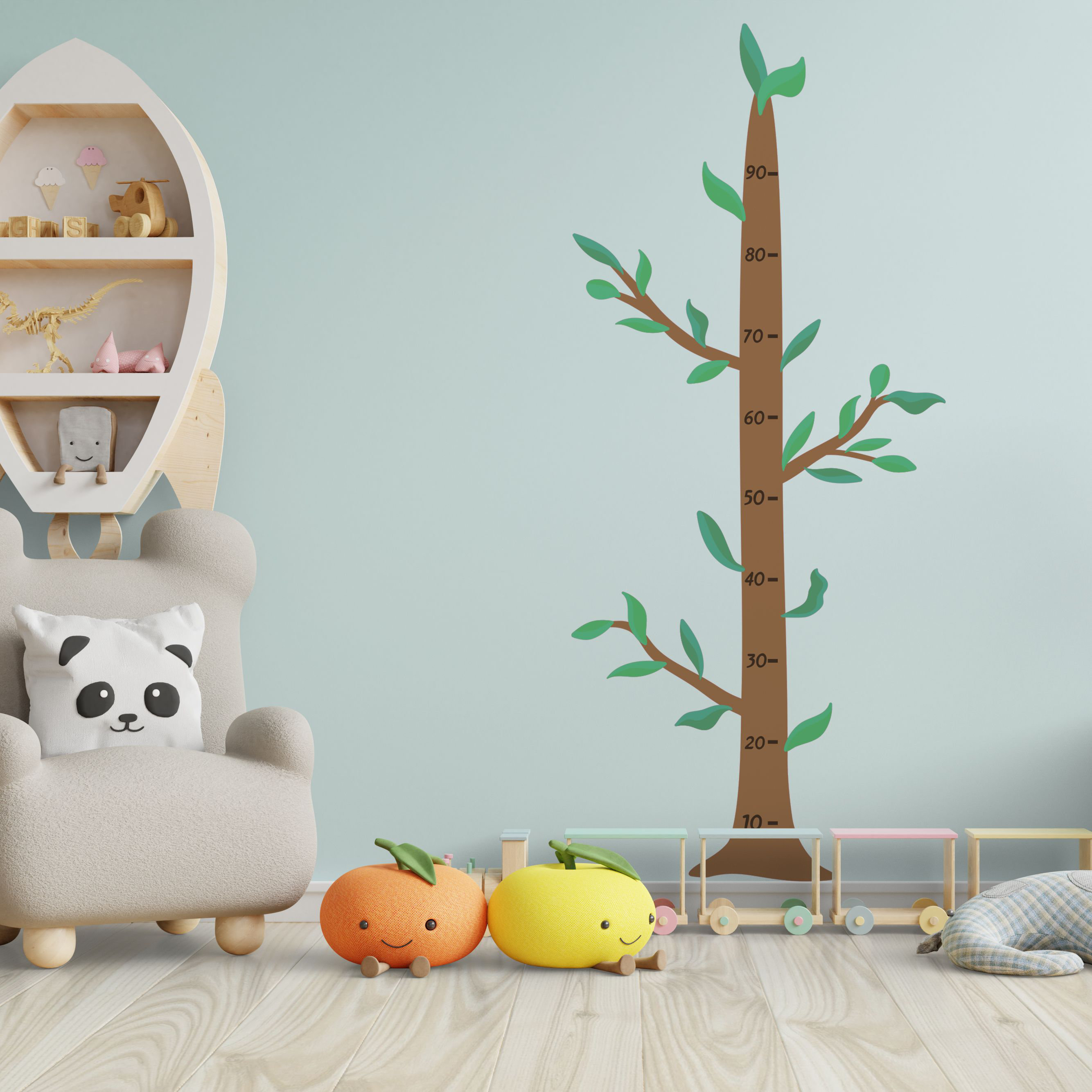 Redwood Rover Growth Chart Tree Wall Decal | Wayfair