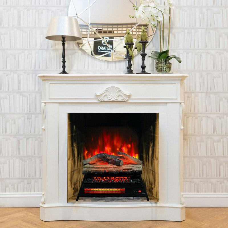 Ebern Designs 23" Electric Fireplace Log Set | Wayfair