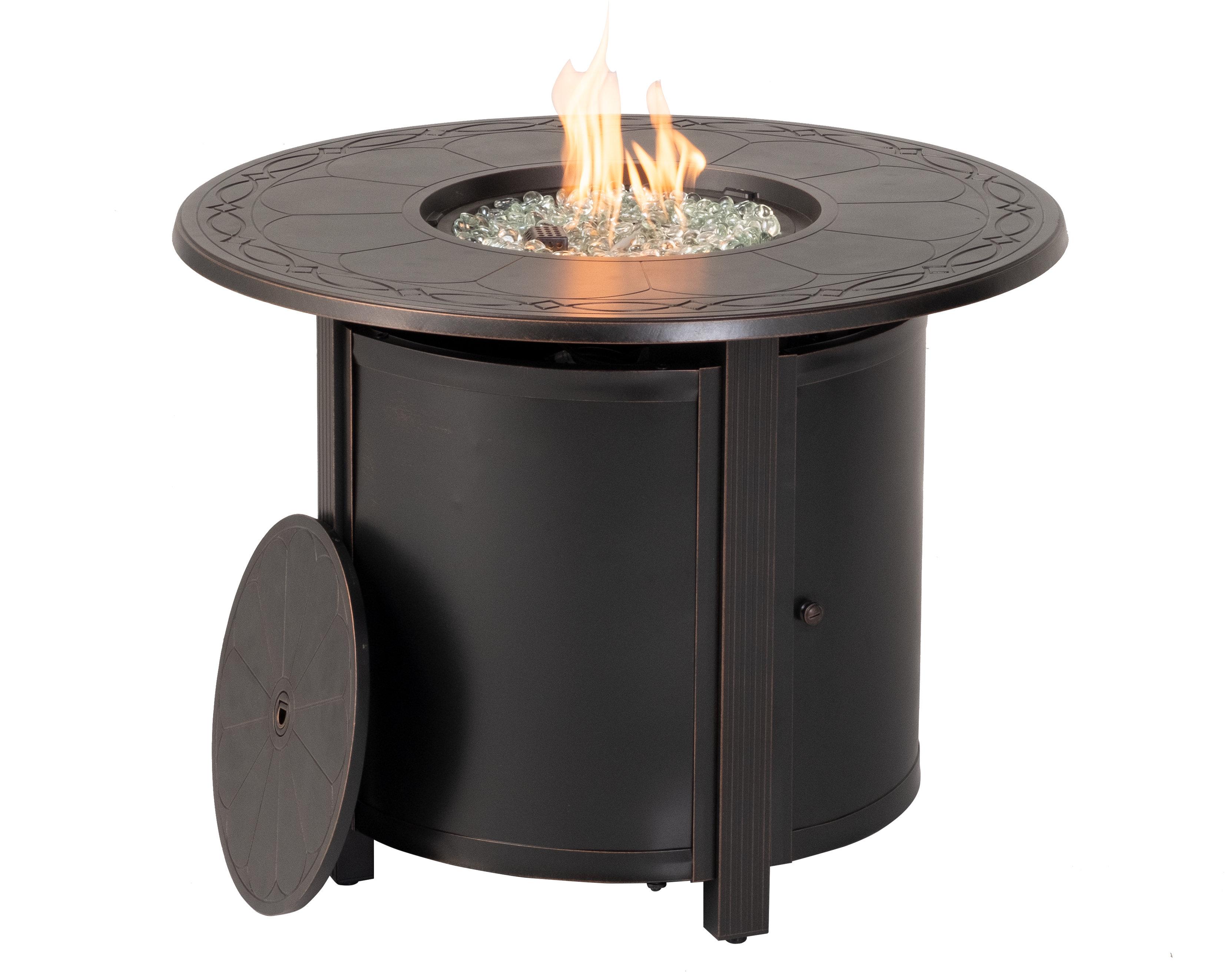 Red Barrel Studio® Aluminum Propane Gas Fire Pit | Wayfair