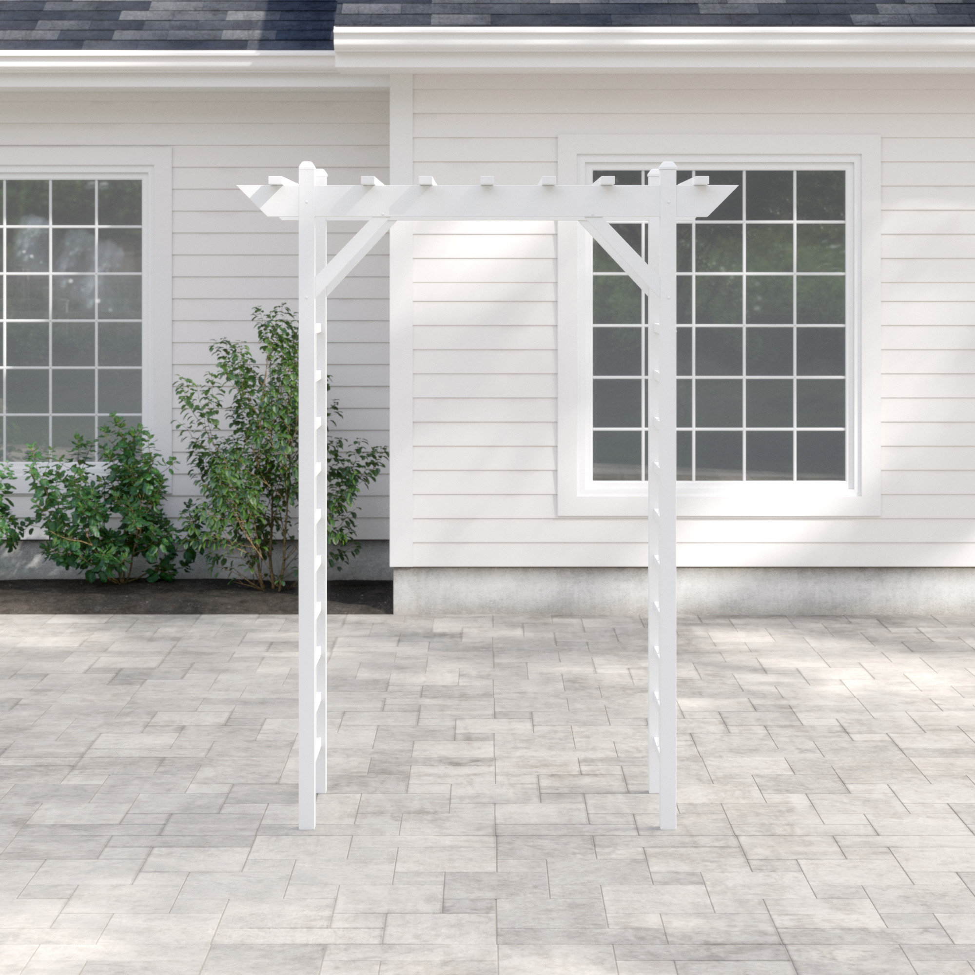 Florence White Vinyl Arbor