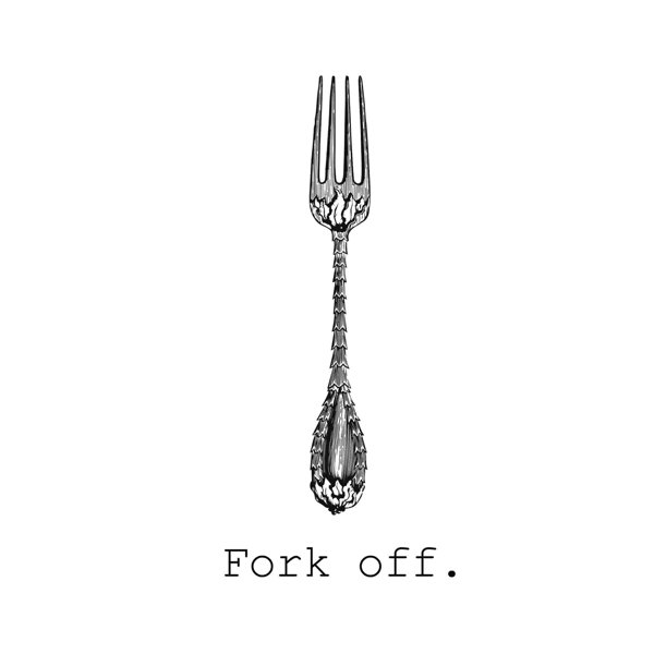 Trinx Fork Off Kitchen Humour - Wayfair Canada