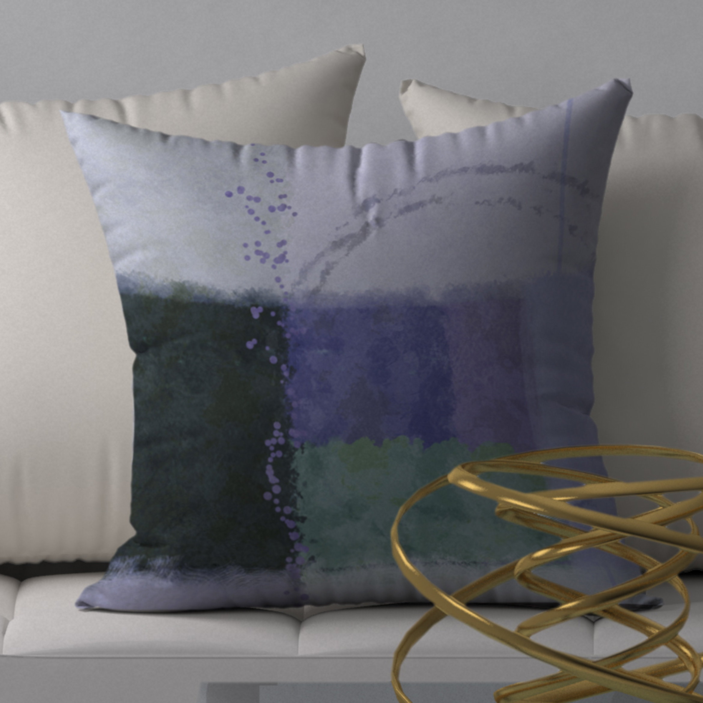 LeRoi Products Prime Tangy Decorative Square Pillow Cover & Insert ...