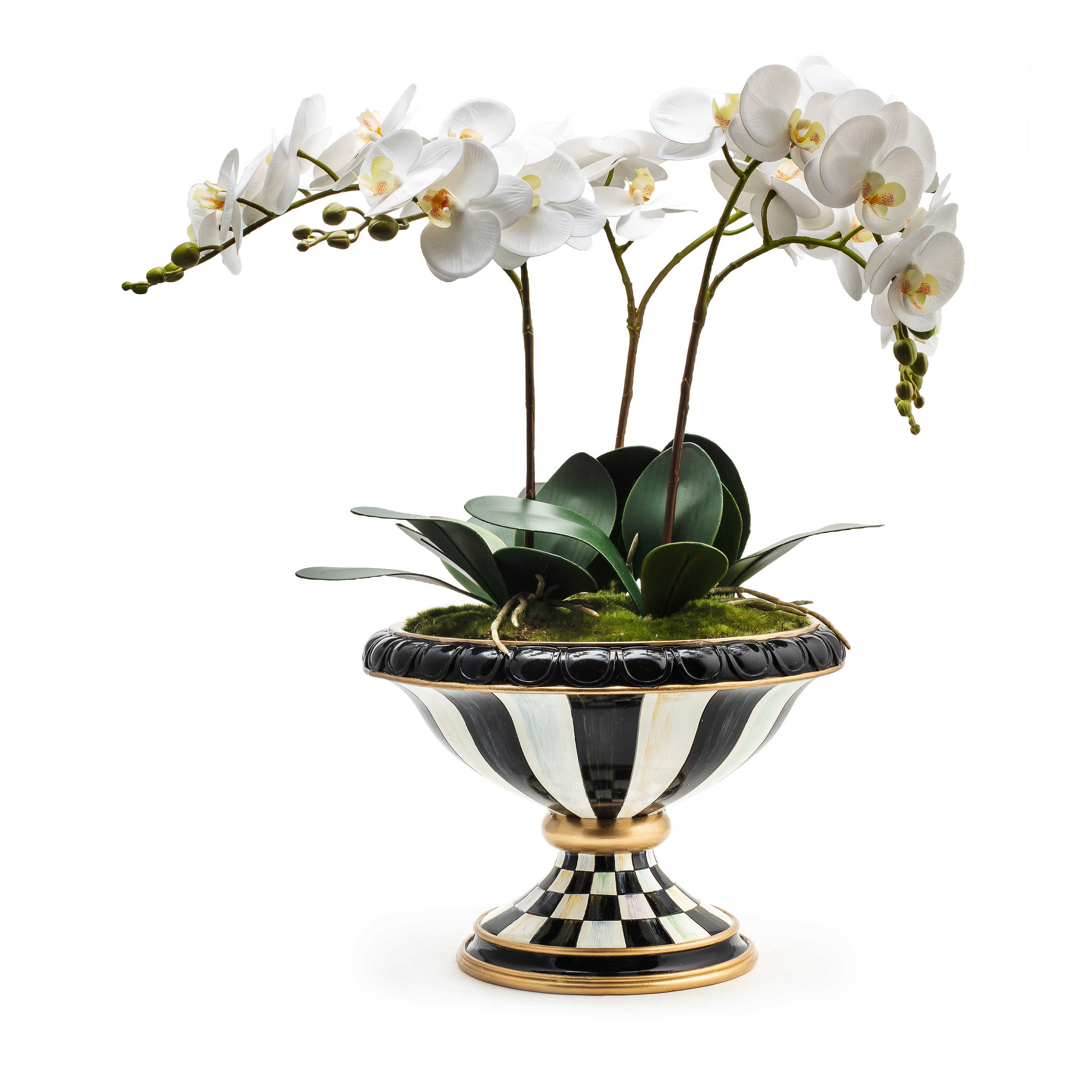 MacKenzie-Childs Courtly Check® Orchid Arrangement & Reviews | Wayfair