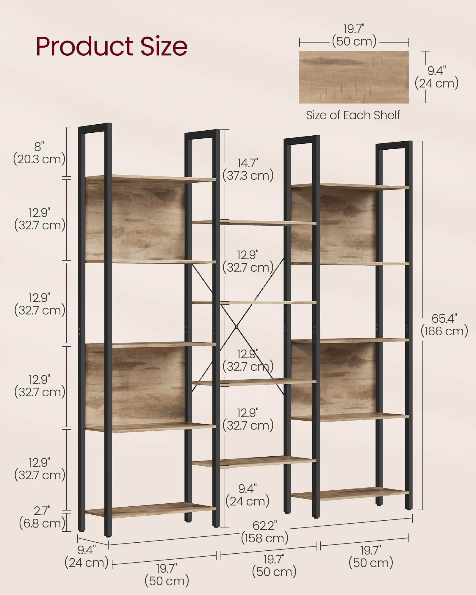 Trent Austin Design Jaliyah Bookcase & Reviews | Wayfair.co.uk
