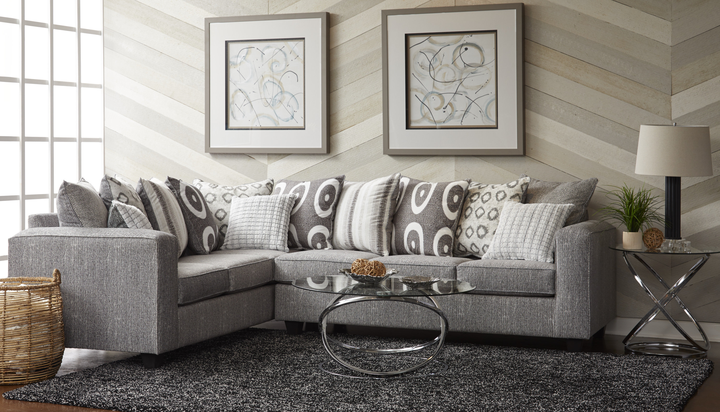 Flair 127" Wide Left Hand Facing Corner Sectional | Wayfair