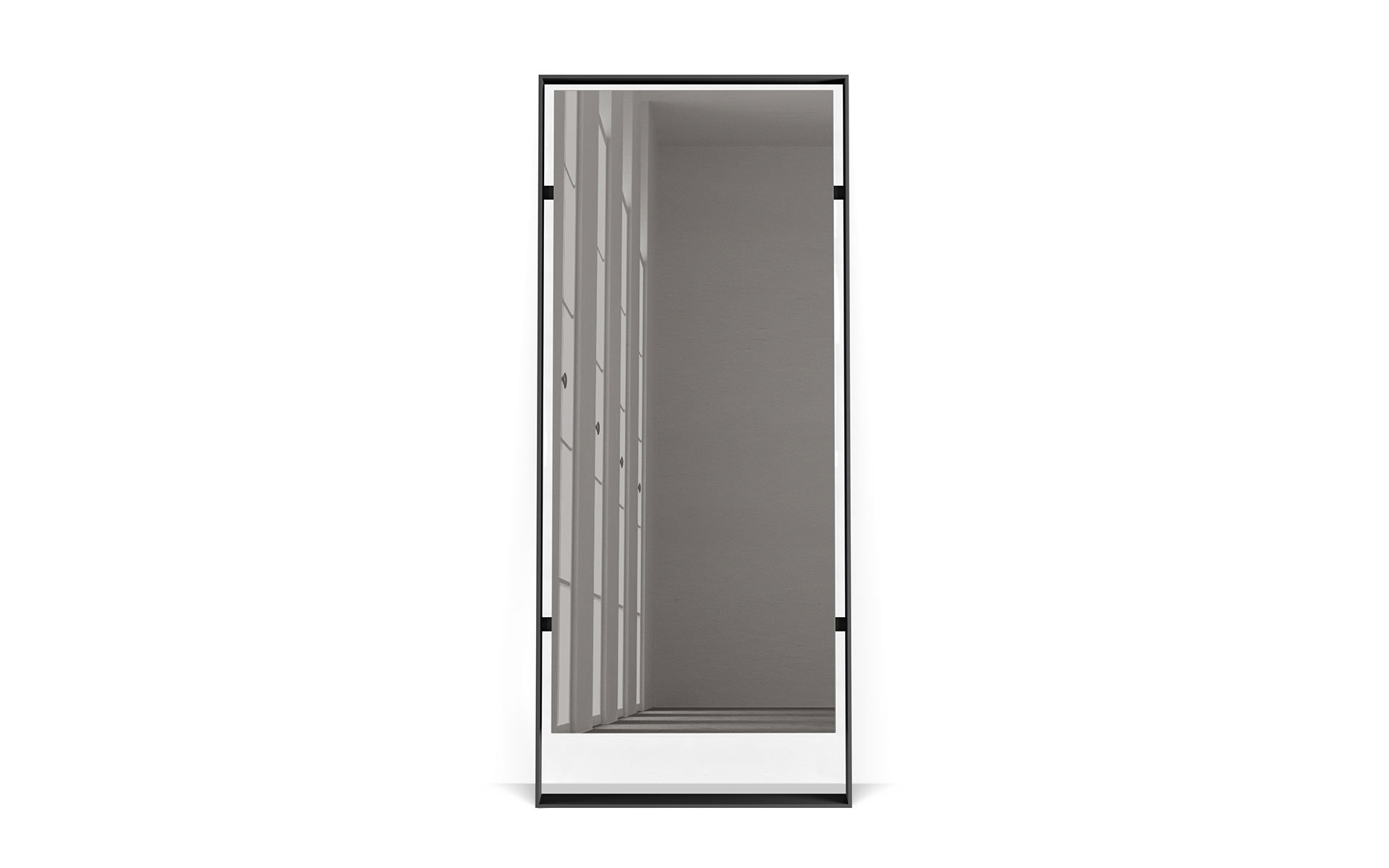 Modloft Black Hackney Modern and Contemporary Full Length Mirror | Wayfair