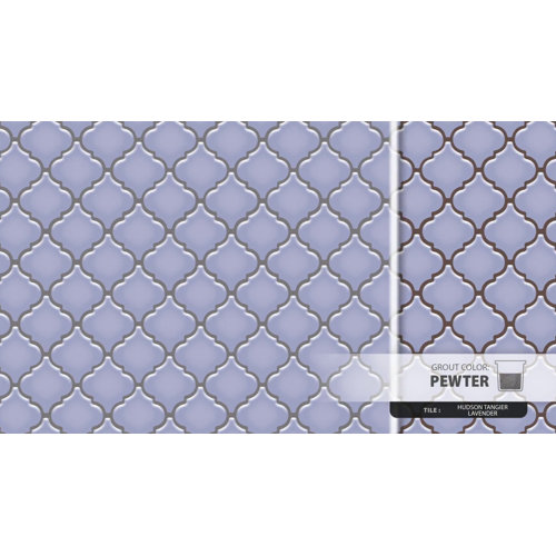 Merola Tile Hudson Tangier 12-3/8 " x 12-3/8 " Porcelain Mosaic Floor ...