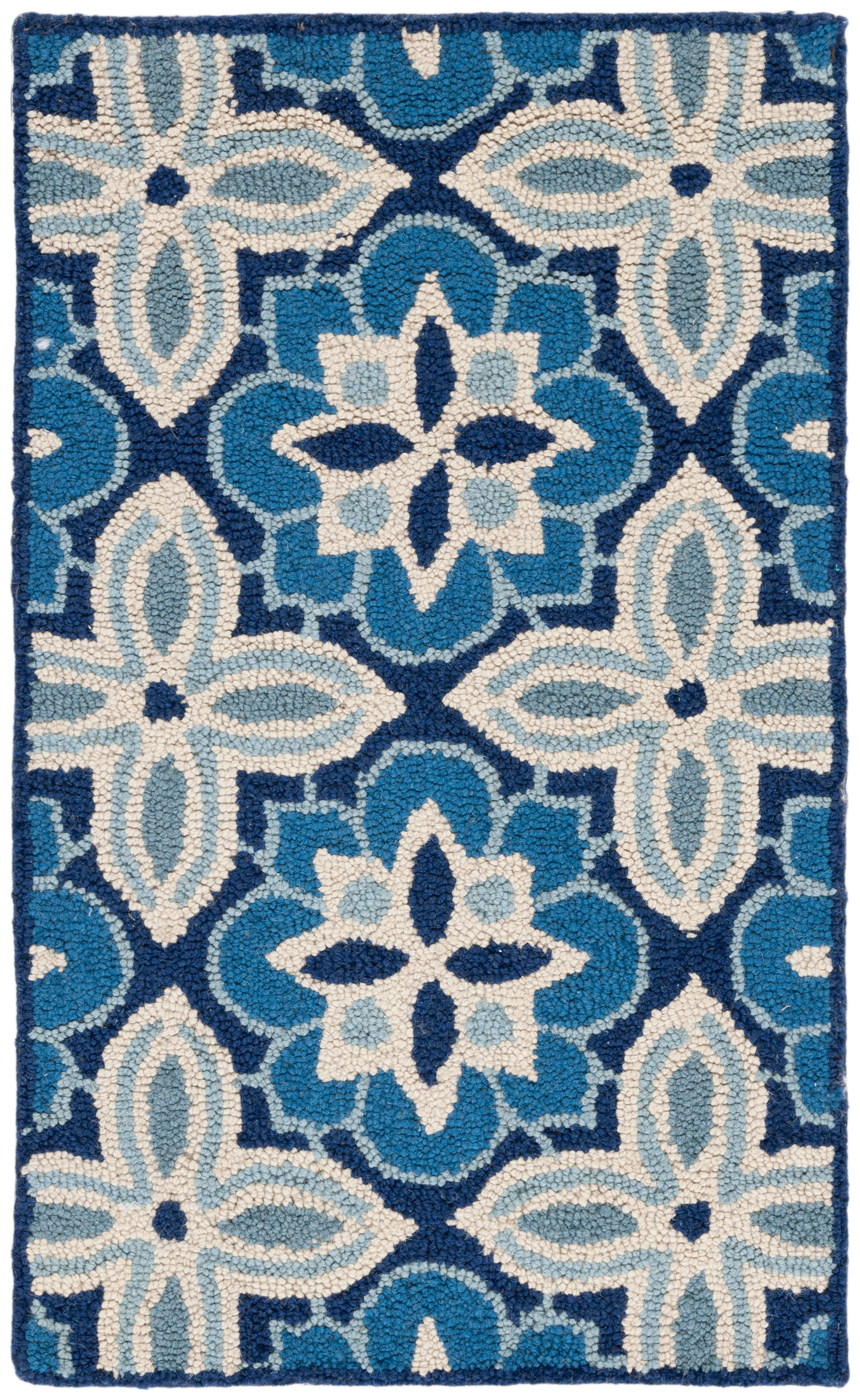 Charlton Home® Dominio Sam'S Club Artisan Hand Tufted Wool Pile Floral ...