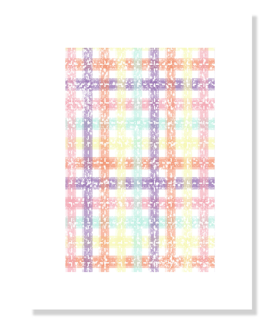 Casa Fine Arts Unique Plaid' Wall Decal - Wayfair Canada