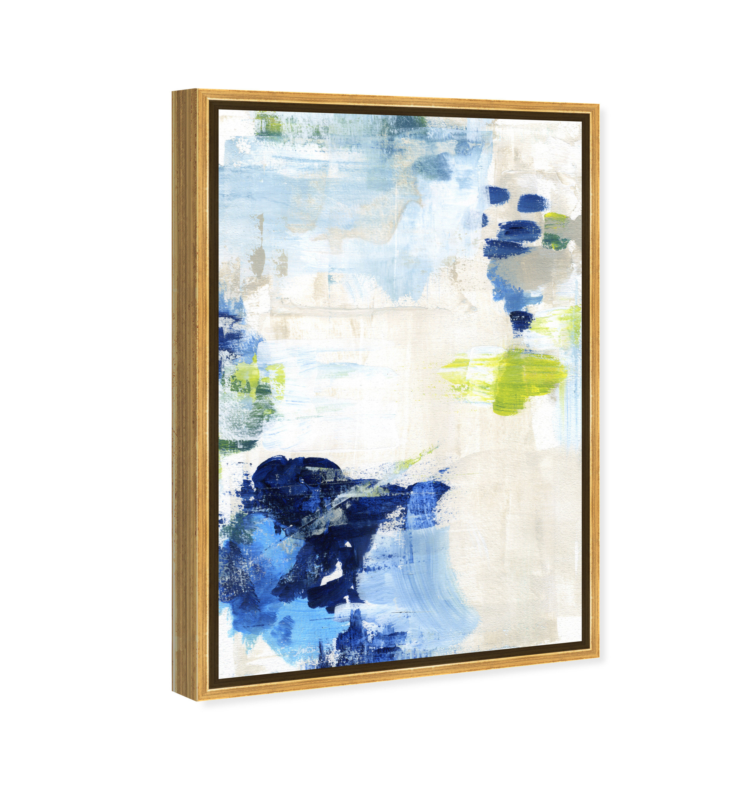 Oliver Gal Prints Perks Abstract Sky Garden Framed On Canvas by Oliver ...