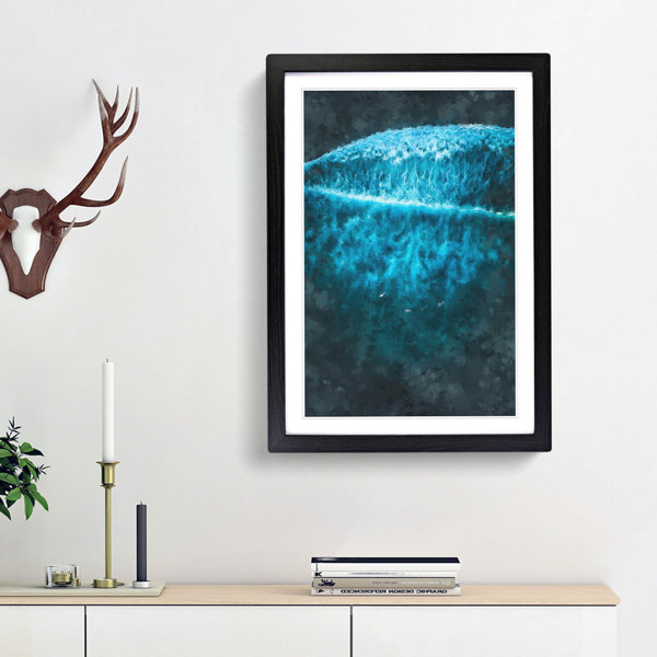 East Urban Home Ocean Surf - Picture Frame Graphic Art Print | Wayfair ...