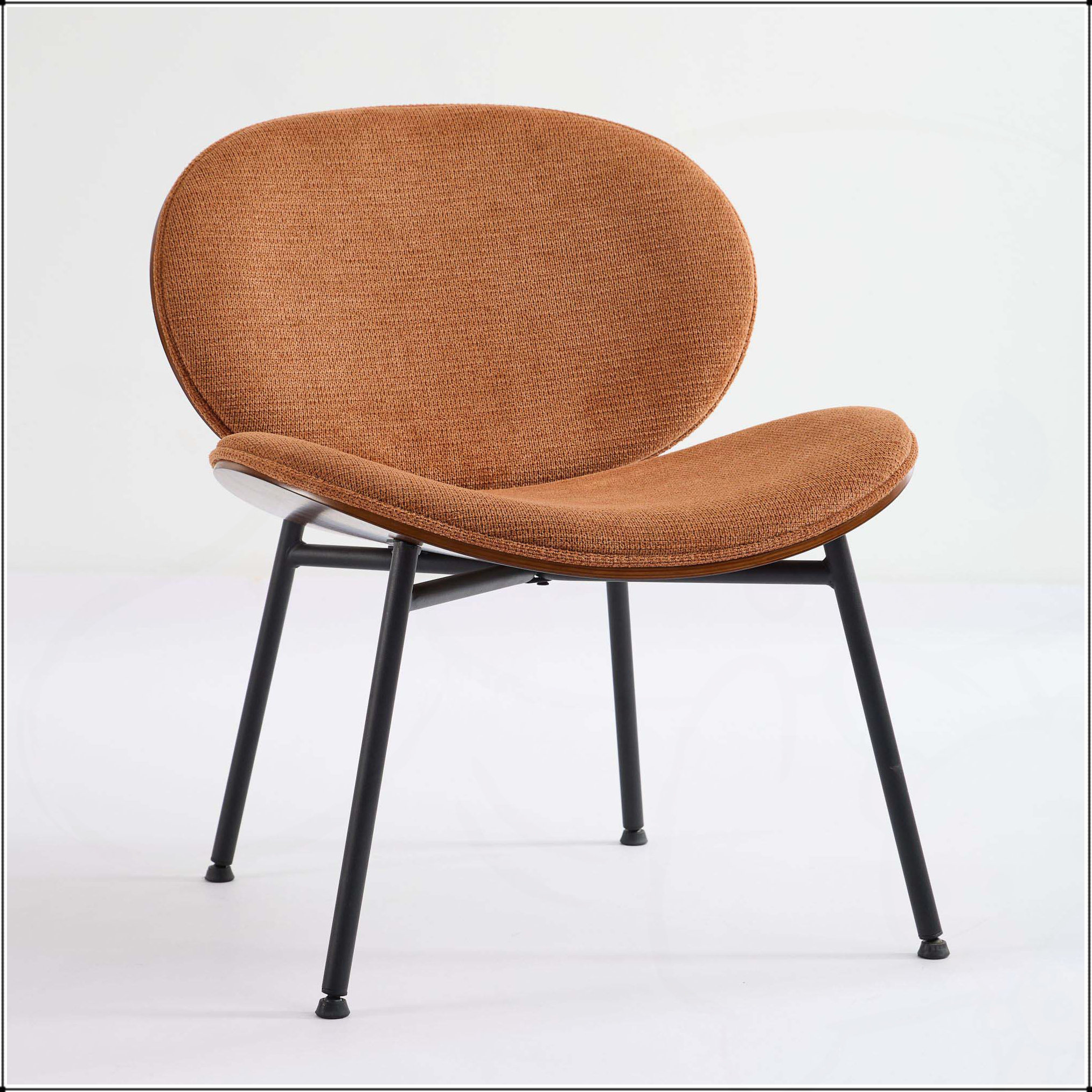 George Oliver Mid-Century Modern Shell Chair with Comfortable Backrest ...