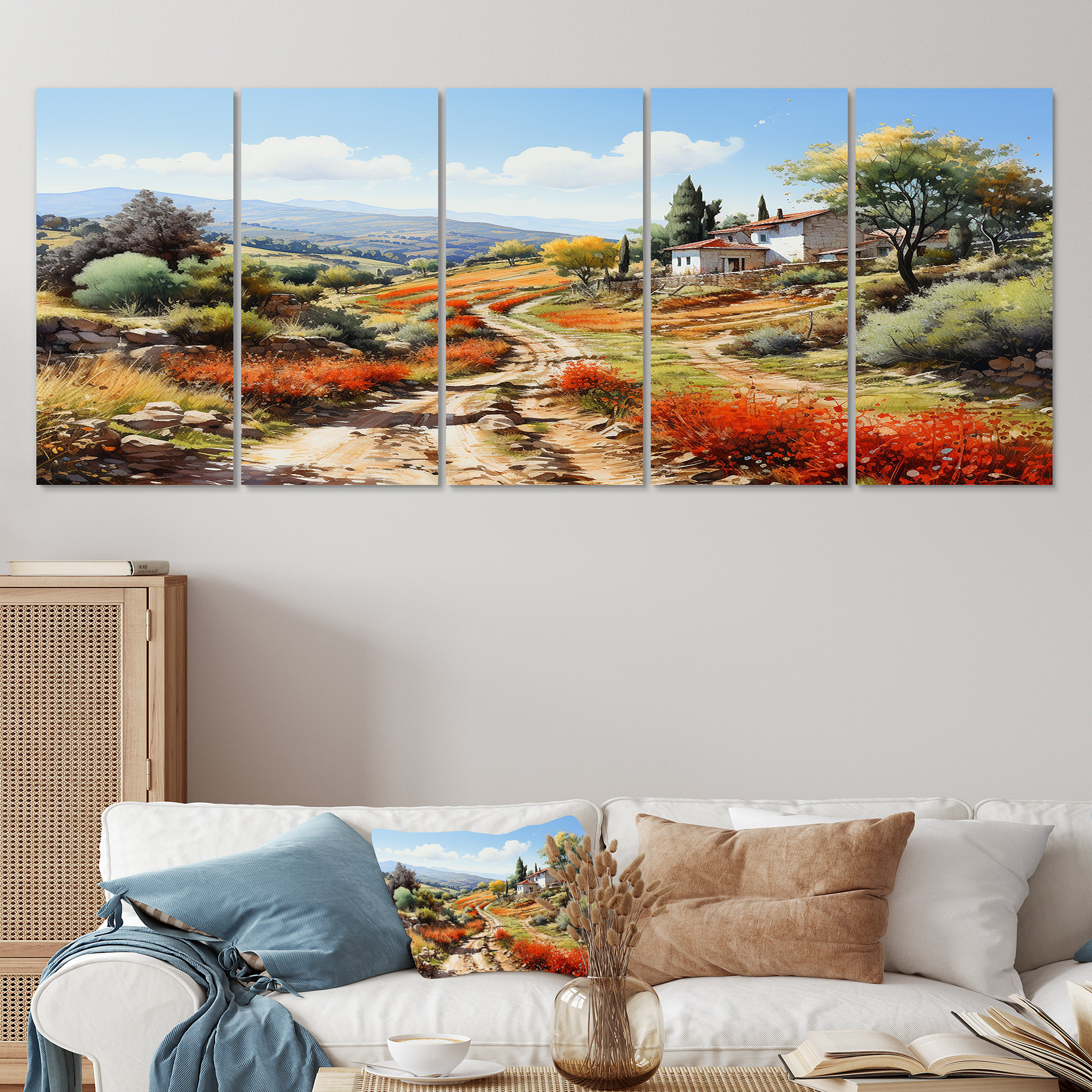 Millwood Pines Country House In Tuscany Italy - Countryside Wall Art ...