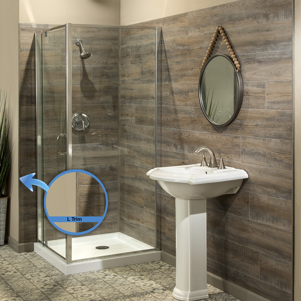 Palisade Plank Tile Shower and Tub Surround Kit & Reviews - Wayfair Canada
