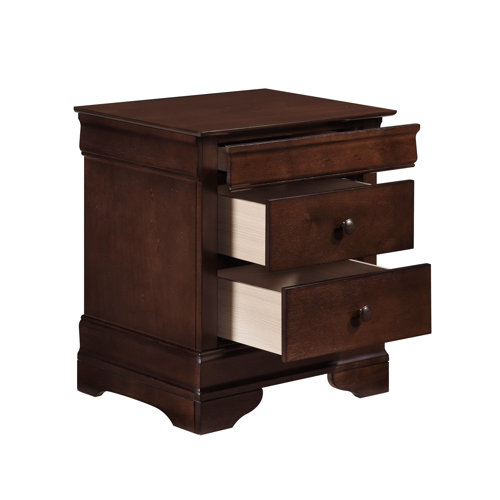 Espresso Wood Nightstands You'll Love | Wayfair