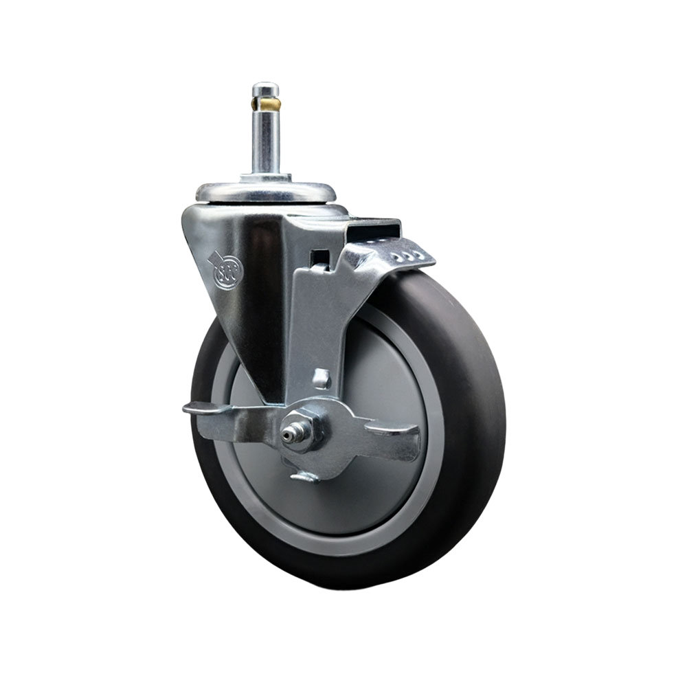Service Caster Thermo Swivel Grip Ring Stem Caster | Wayfair