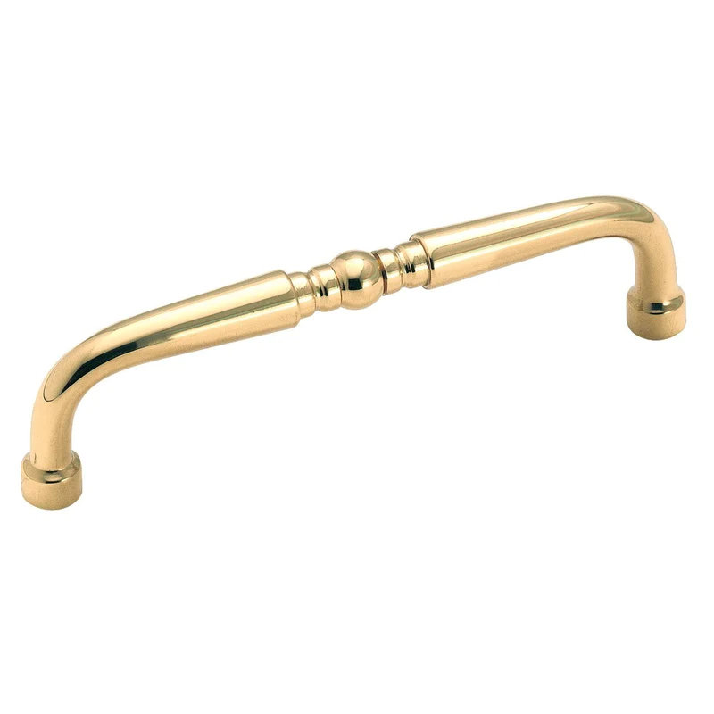 D. Lawless Hardware (10-PACK) 4" Solid Brass Wire Pull Polished Brass ...