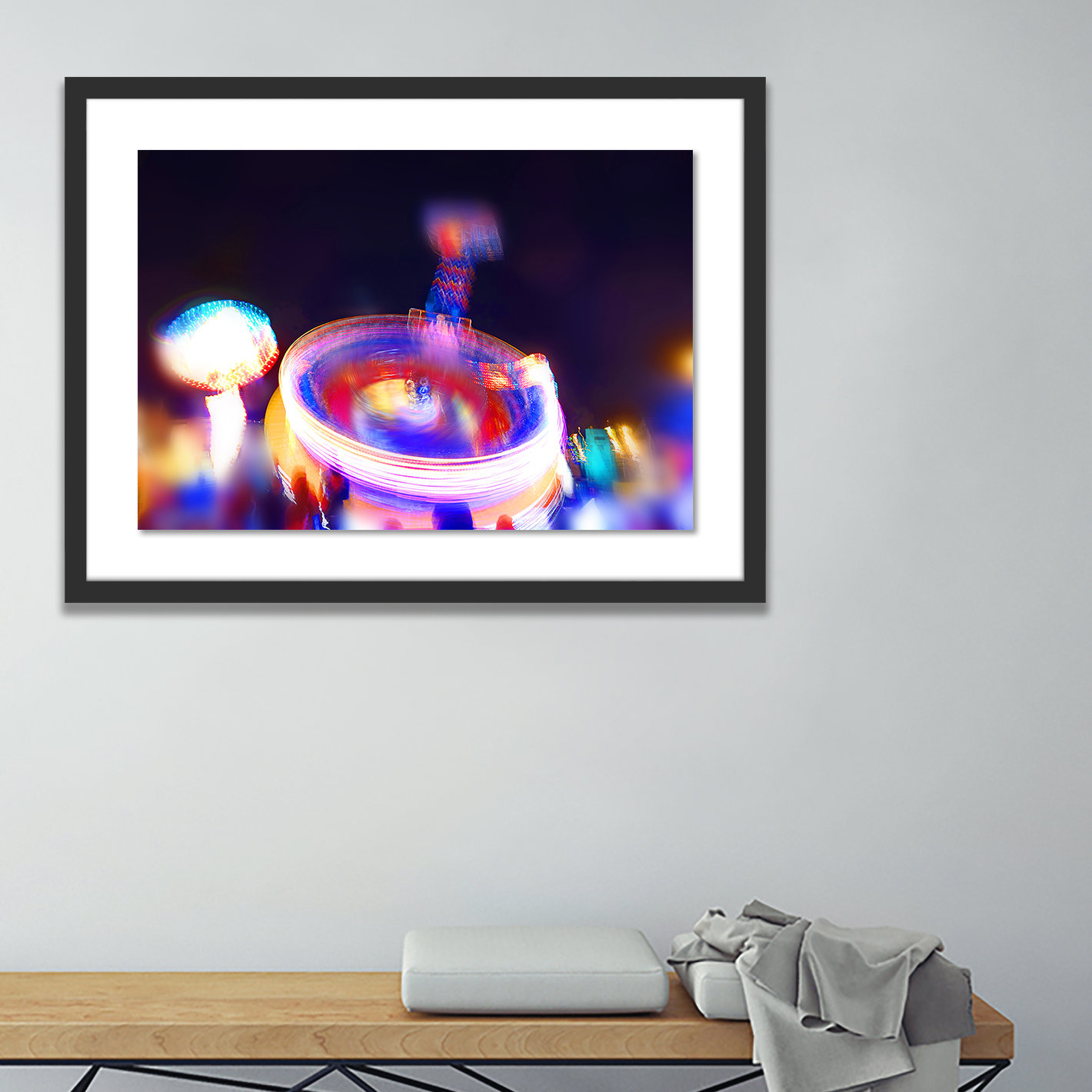 Four Hands Art Studio 'Elipse' by Jack Singh - Picture Frame Photograph ...
