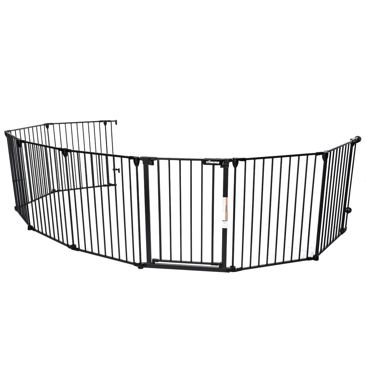 Tooca 30" Tall 8 Detachable Panels Adjustable Auto Close Safety Gate 3 ...