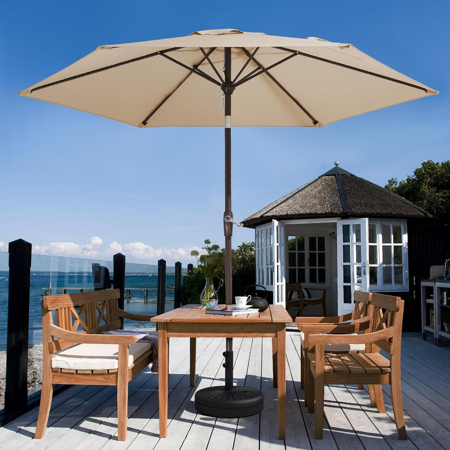 Arlmont & Co. 7.5FT Patio Umbrella Market Table Umbrella - Wayfair Canada