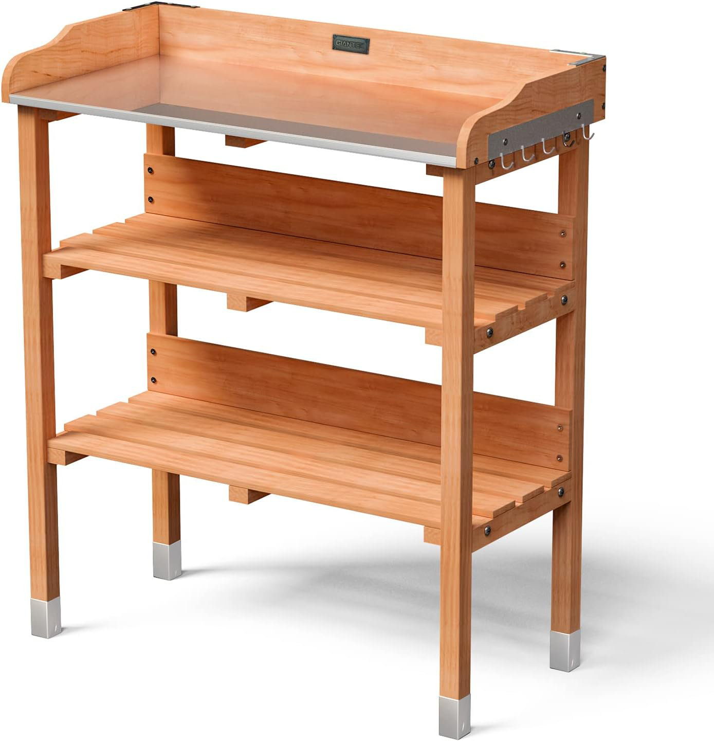 Arlmont & Co. Kris Wood Potting Bench | Wayfair