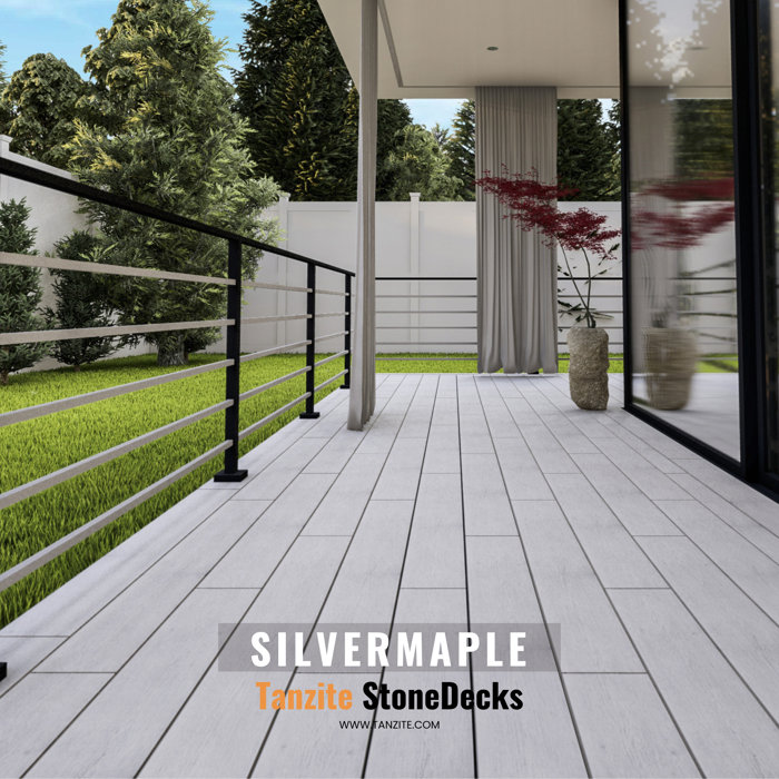Tanzite StoneDecks 48" x 6" Stone Deck Grooved Board | Wayfair