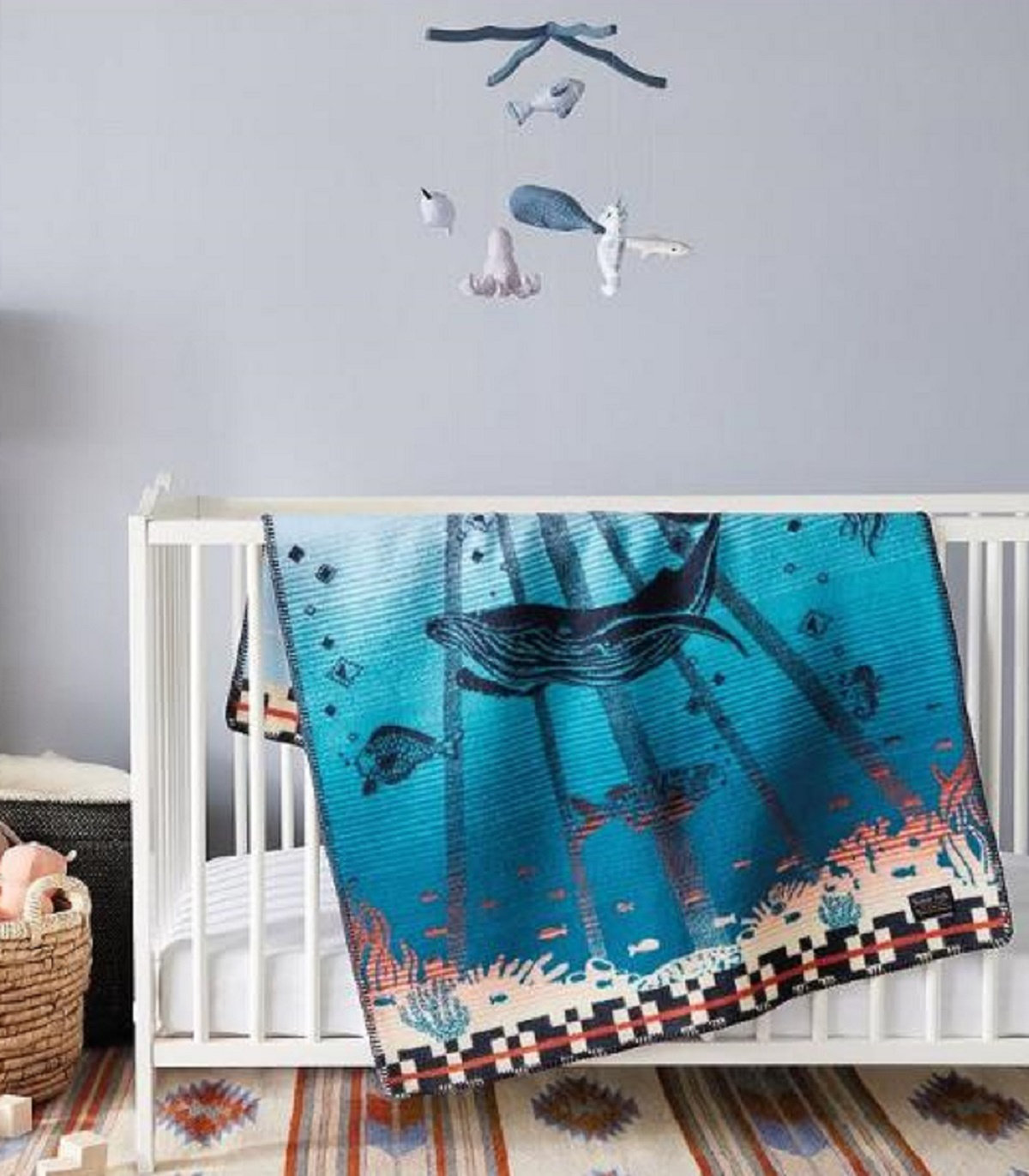 Pendleton Tide School Crib Blanket | Wayfair