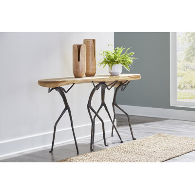 Phillips Collection Atlas Console Table, Natural Finish | Perigold